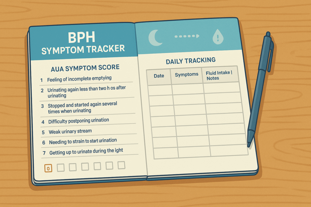 BPH SYMPTOM TRACKER & Self-Assessment Journal - The Health Knowledge Base