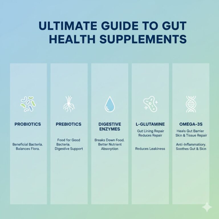 ⭐ The Ultimate Guide to Gut Health Supplements (Science-Based) - The ...